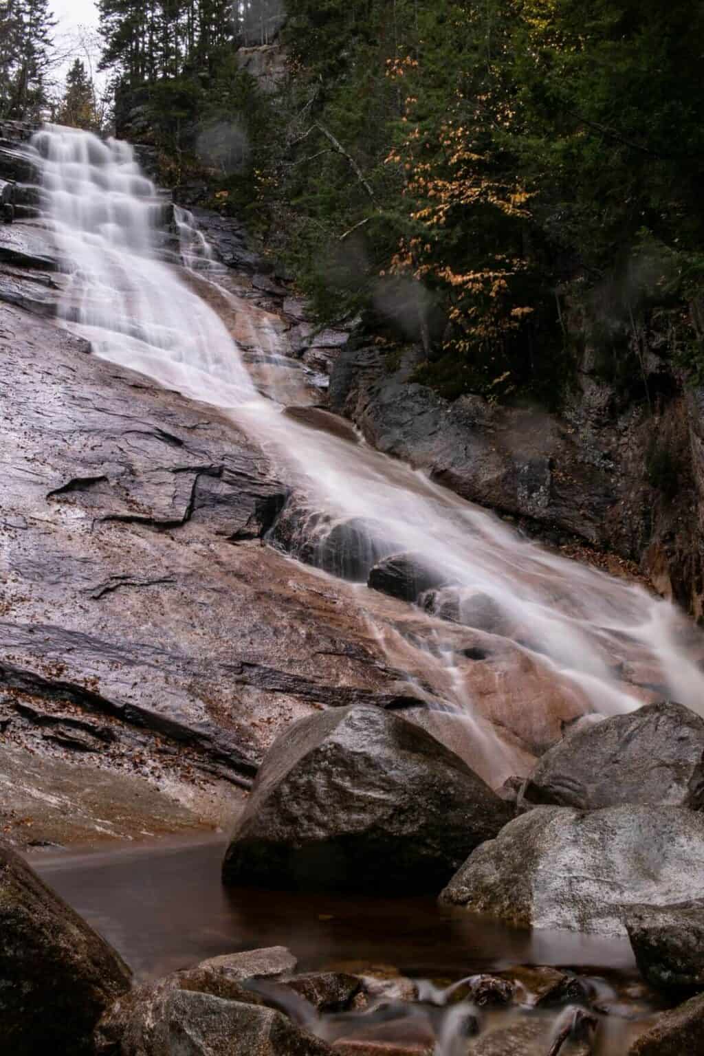 Ripley Falls in Crawford Notch State park - Daily Life Travels